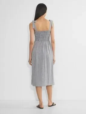Wilfred | Dresses | Wilfred Golden Hour Linen Dress In Gingham ...
